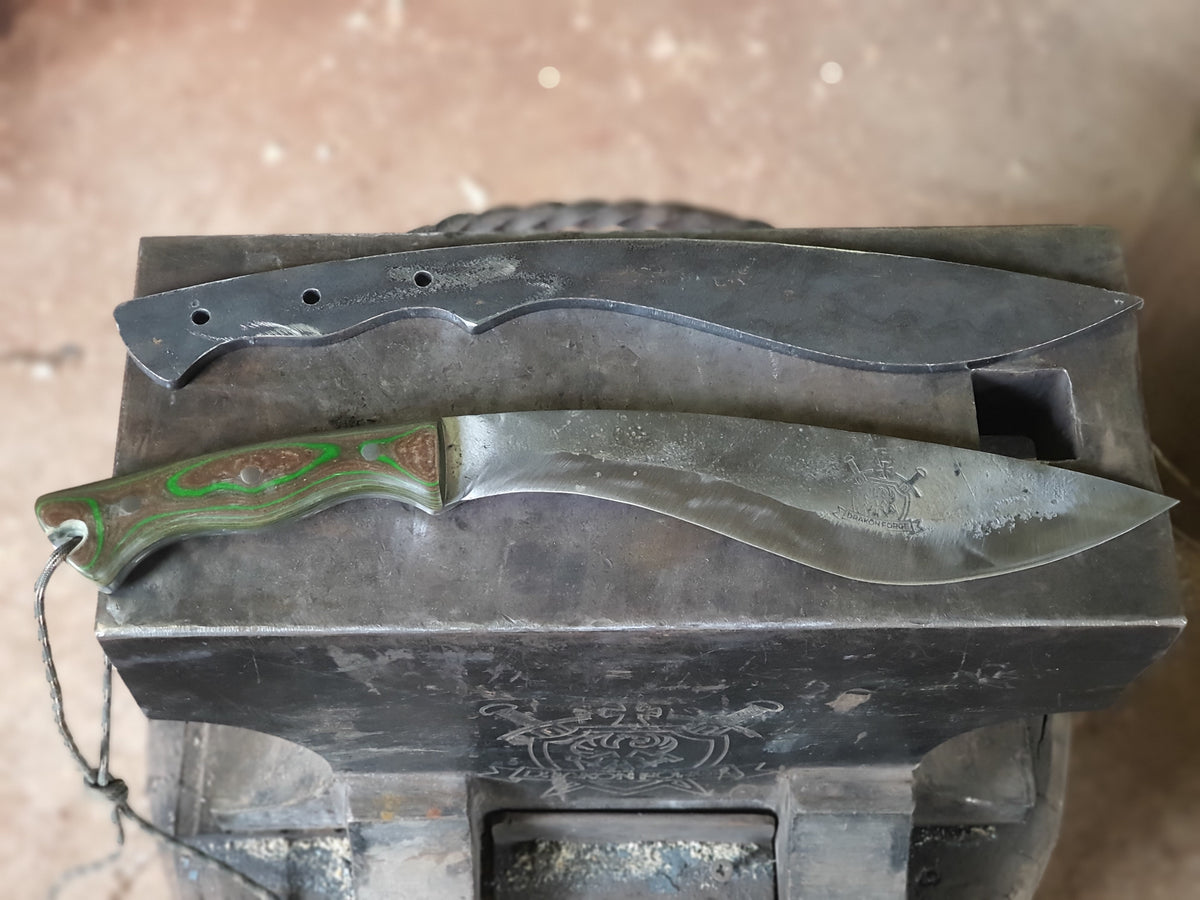 Kukri knife blank – Drakon Forged